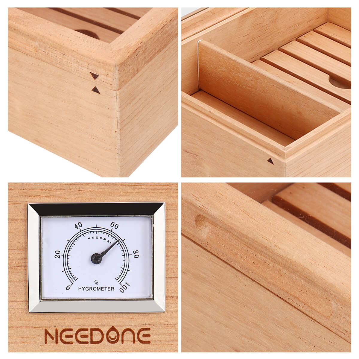 NO-CH01 Cigar Box, Spanish Cedar Wood Humidors – NEEDONE