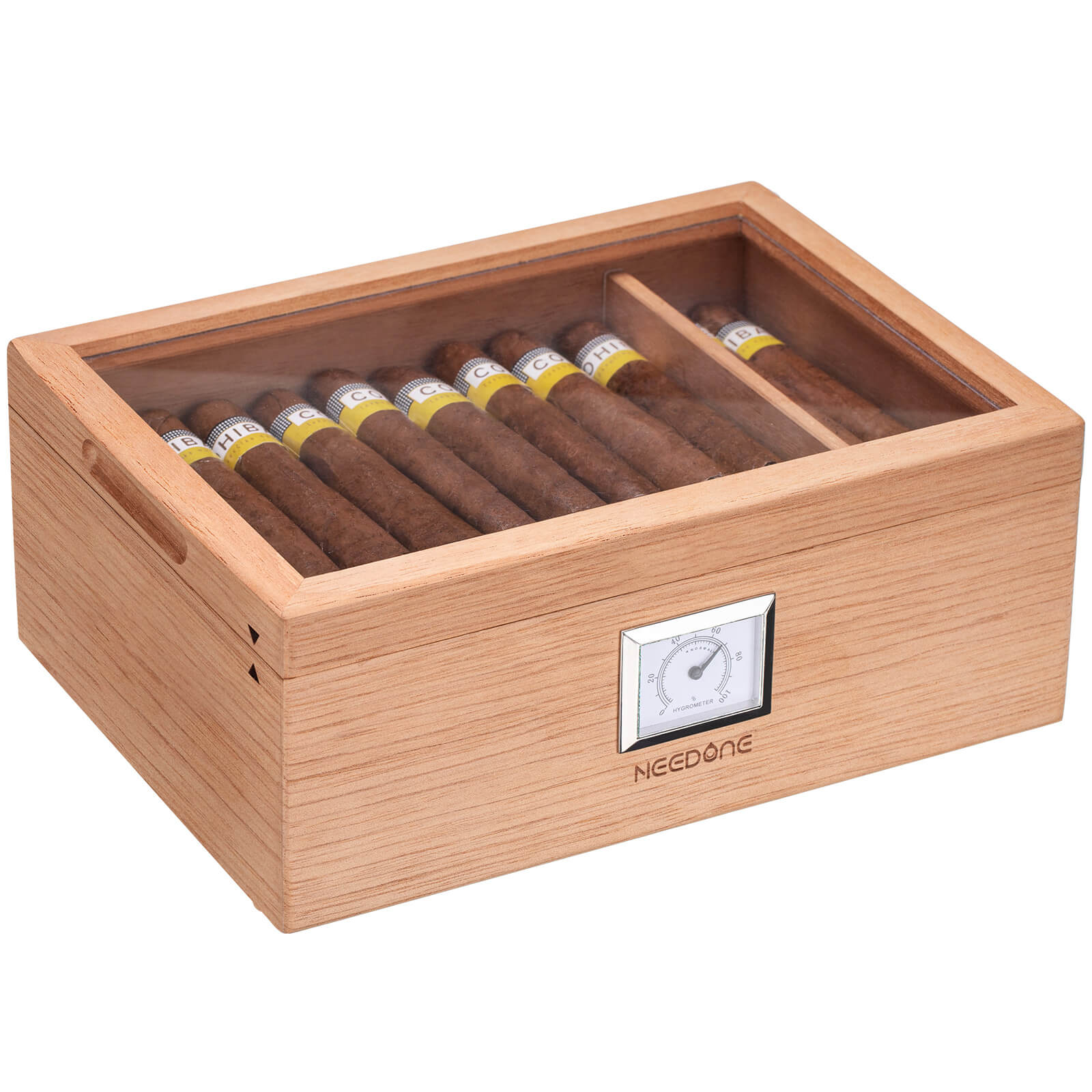 NO-CH01 Cigar Box, Spanish Cedar Wood Humidors – NEEDONE