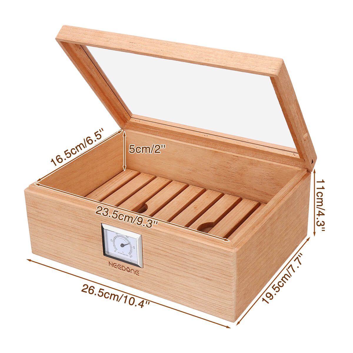 NO-CH01 Cigar Box, Spanish Cedar Wood Humidors – NEEDONE